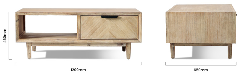Mckenna coffee table with storage store
